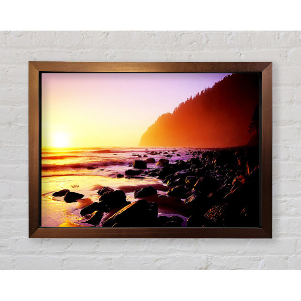 Haus am Meer The Throth Of The Ocean Gerahmter Druck Wandkunst | Wayfair.de